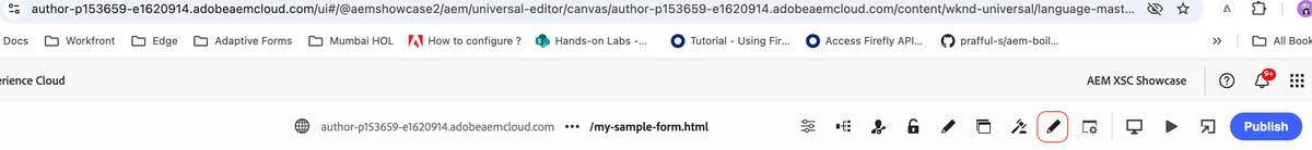 Submit your Adaptive Form to spreadsheet